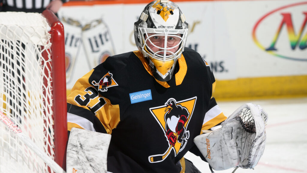 LARSSON’S 41-SAVE SHUTOUT LEADS PENGUINS TO 3-0 WIN | WBS Penguins