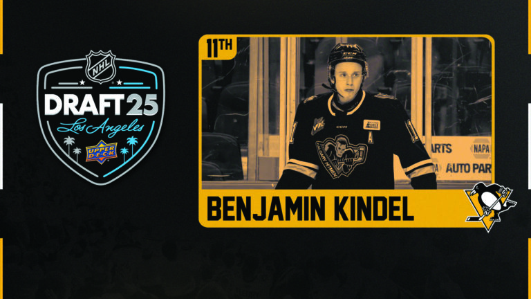 PITTSBURGH DRAFTS BENJAMIN KINDEL 11TH OVERALL | WBS Penguins