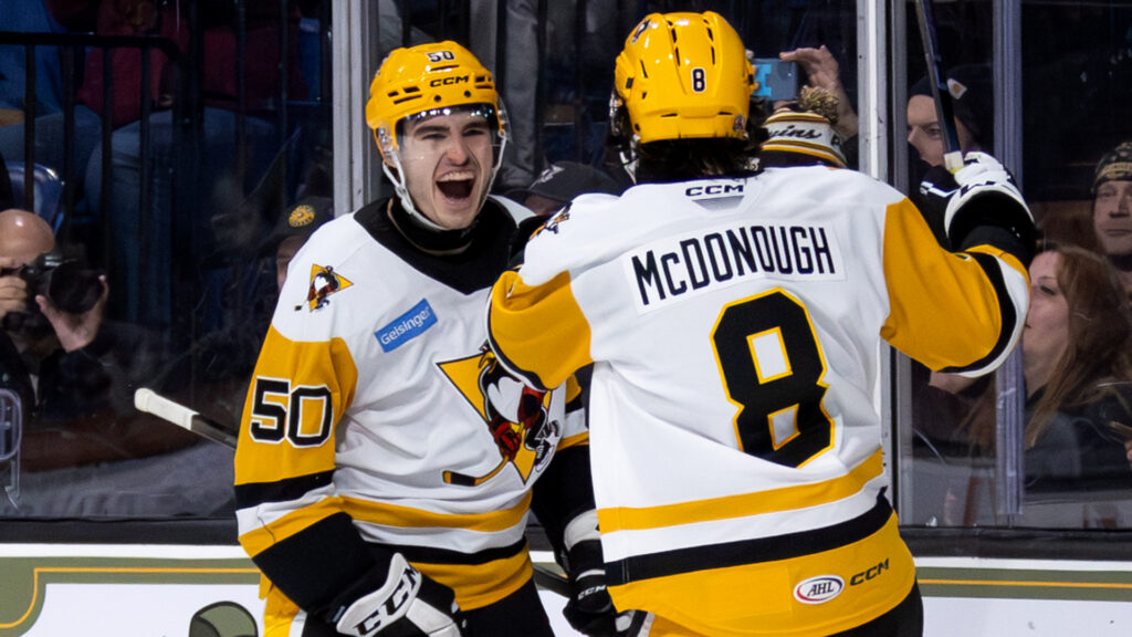 PENGUINS EXACT REVENGE ON HARTFORD, WIN 4-1 | WBS Penguins
