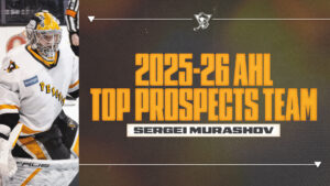 SERGEI MURASHOV NAMED TO AHL TOP PROSPECTS TEAM | WBS Penguins
